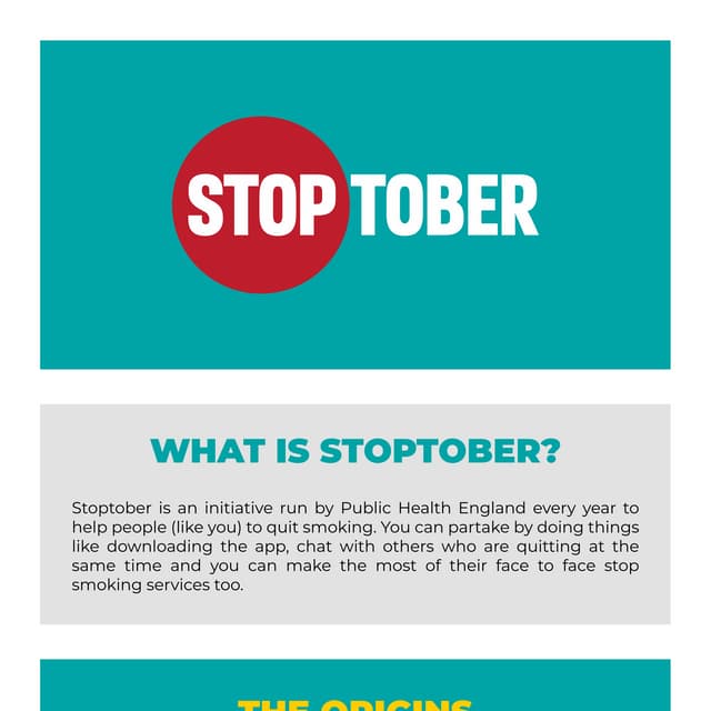 What is Stoptober? | PDF