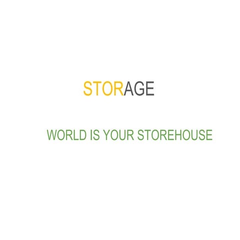 Storage | PPT