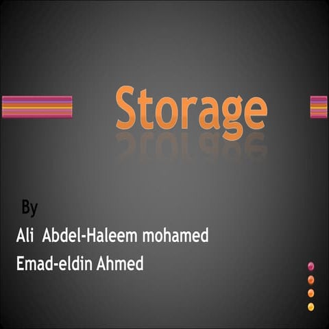 Storage | PPT