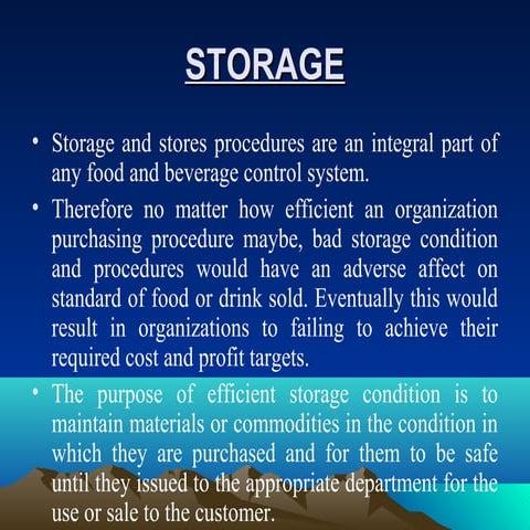 Storage | PPT