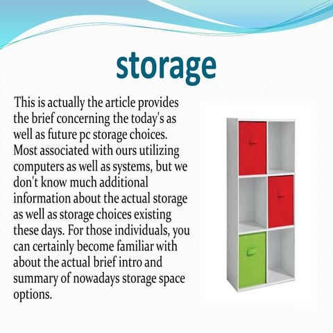 Storage | PPT