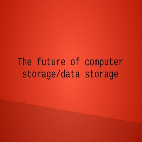 Storage | PPT
