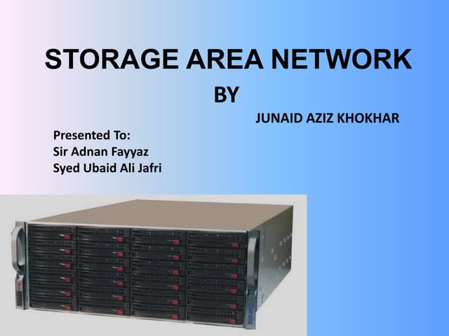 Network attached storage (nas) | PPTX