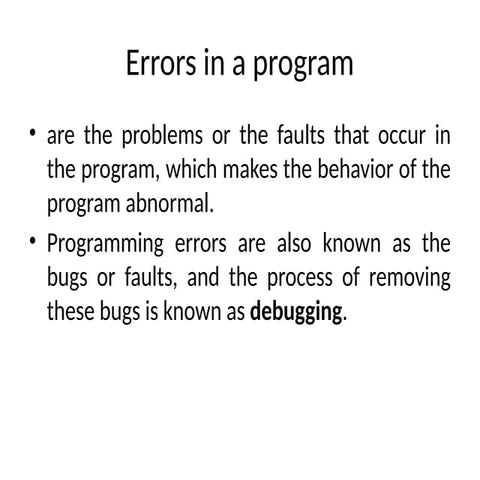 Storage Classes Pptx Programming In C Language Ppt