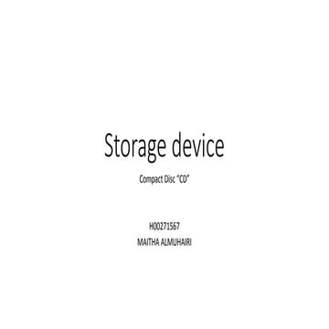Storage device | PPT