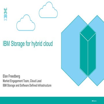 IBM Storage for Hybrid Cloud (4Q 2016) | PDF