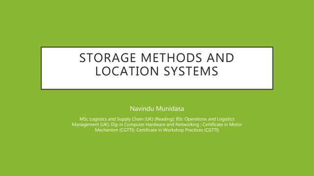 Goods inward procedure, inspection and documentation | PPTX