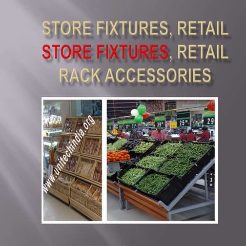 Store fixtures, retail store fixtures | PPTX