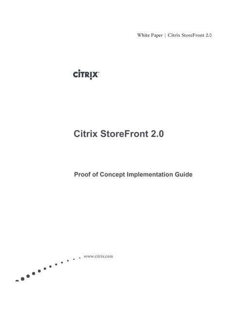 Complete Guide to the Citrix Logon Process | PDF | IT and Internet ...