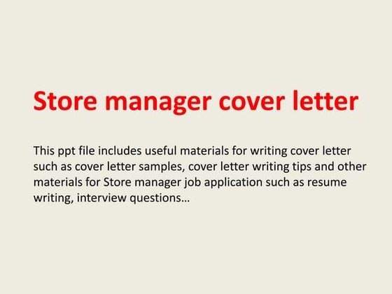 Cover Letter | PDF