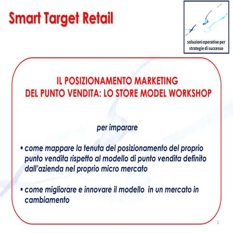 Store model workshop | PPT