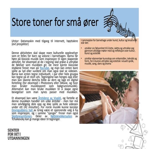 Store toner for små ører | PDF