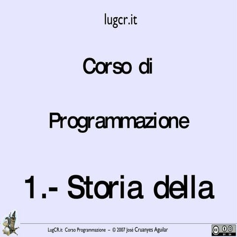 Storia della Programmazione | ODP | Programming Languages | Computing