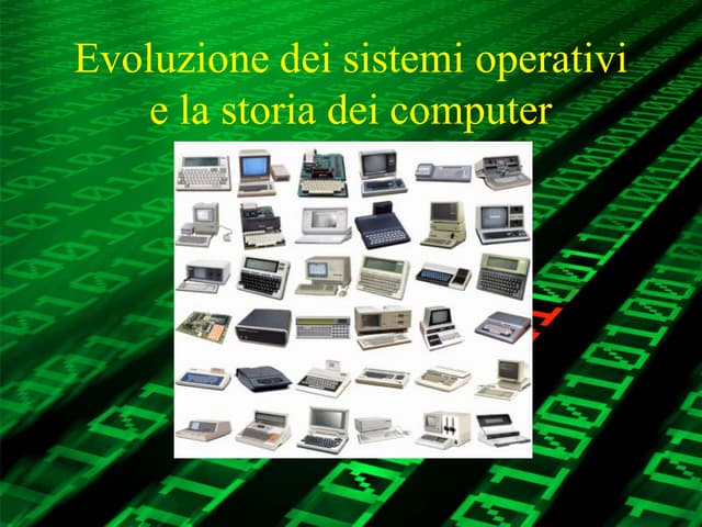 Presentazione storia del computer | PPTX