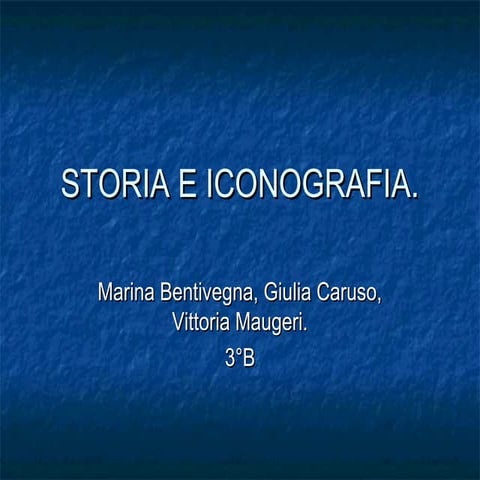 Storia e iconografia | PPT | Geology | Science