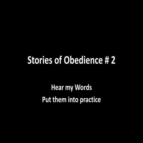 Obedience (part 2) | PPTX