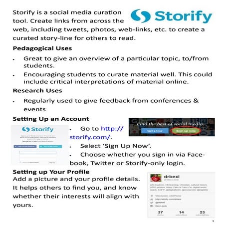Storify | PDF