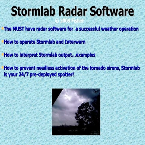 Stormlab Radar Software | PPT