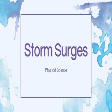 Storm Surge | PPTX