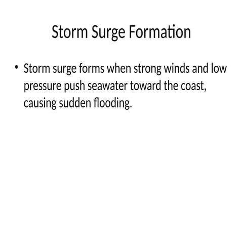 Storm Surge | PPTX