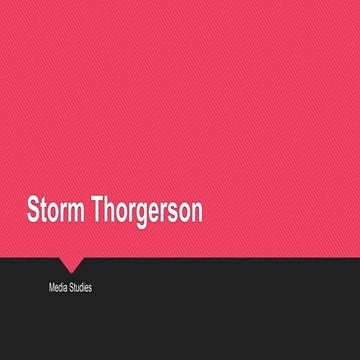 Storm Thorgersen | PPTX