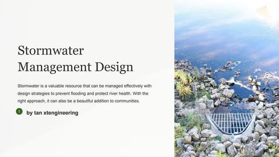 Case Study No. 9-Philippines’ Integrated Stormwater Management | PPTX