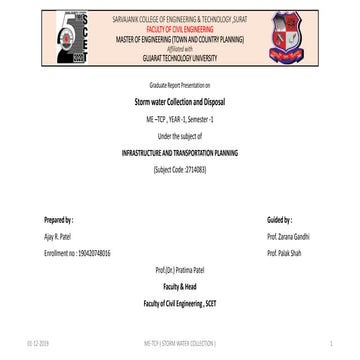 Storm water collection (itp) | PPTX