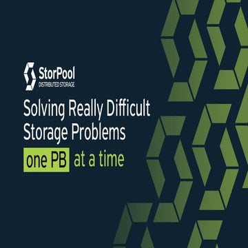 StorPool Storage presenting at Storage Field Day 25pdf | PDF