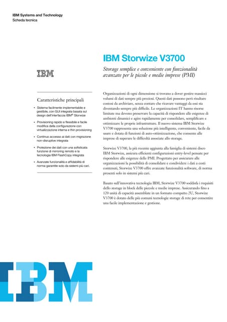 Ibm storwize v7000 unified disk system | PDF