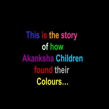 The story of Art for Akanksha | PPT
