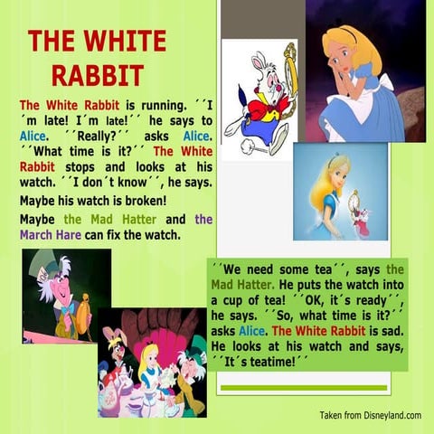 Story telling-the white rabbit | PPT