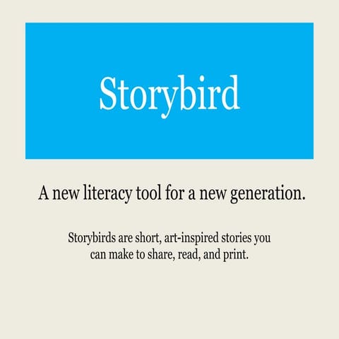 Storybird | PPT | Primary Education | Education