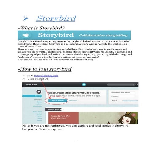 Storybird | DOCX