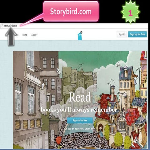 Cómo usar Storybird.com