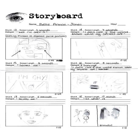 Storyboard draft page 6 | PDF