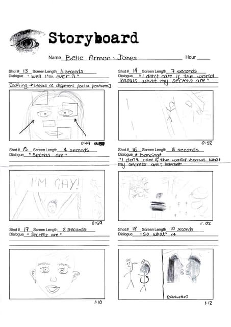 Storyboard draft page 2 | PDF