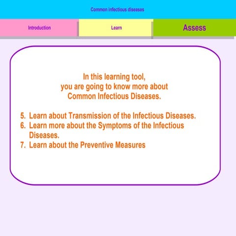 Common Infectious Diseases | PPT