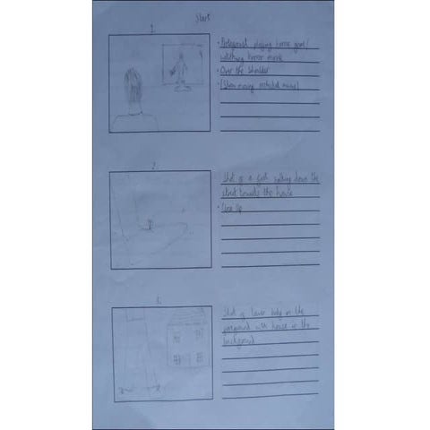 Short Horror Film Storyboard | PPTX