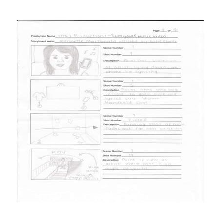 Pre-production - Storyboard | DOCX