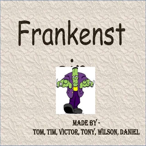 Storyboard frankenstein | PPT