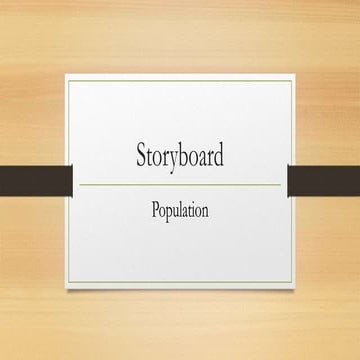 Unit 1 - Storyboard: Population | PPTX