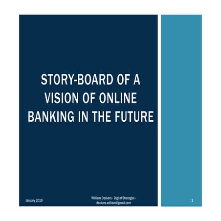 Story board vision of online banking | PDF