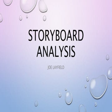 Storyboard analysis | PPTX