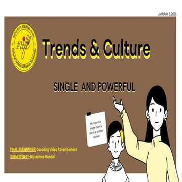 single parenting in India | PPT