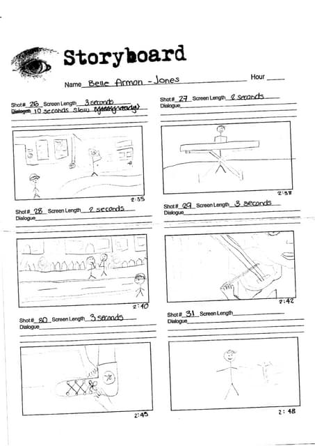 Storyboard draft page 4 | PDF