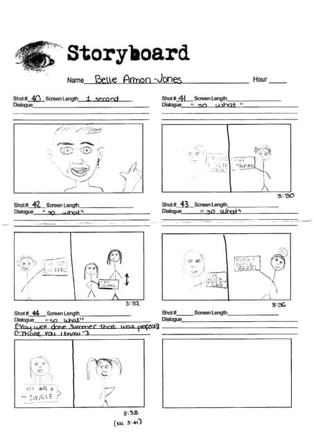 Storyboard draft page 5 | PDF