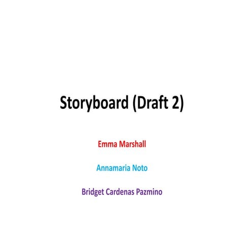 final draft - storyboard | PPTX