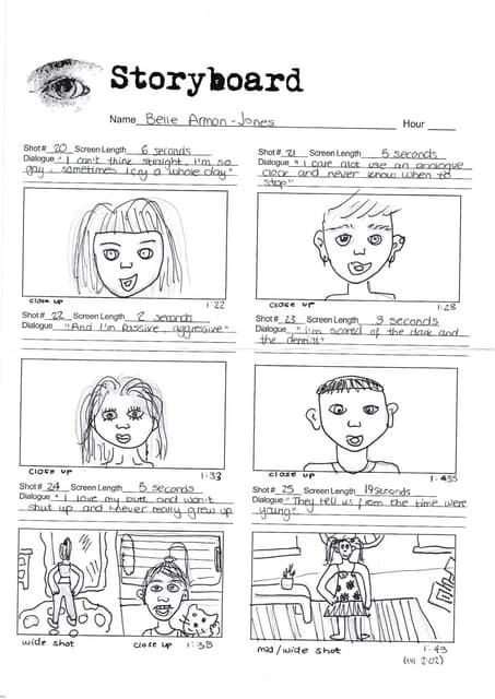 Storyboard draft page 2 | PDF