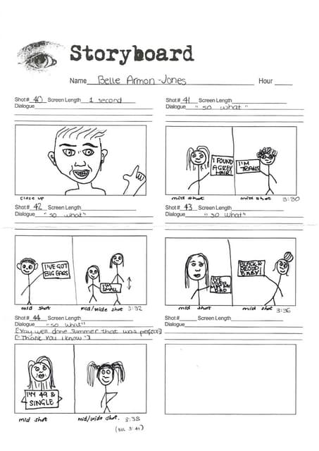Storyboard draft page 6 | PDF
