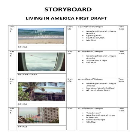 Storyboard first draft | DOCX